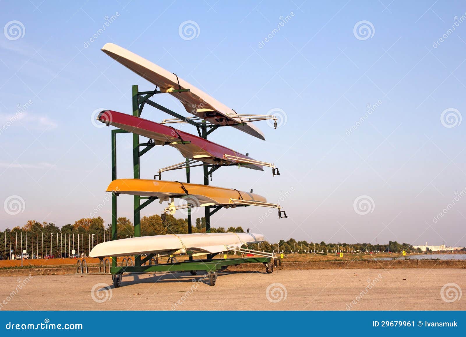 Rowing boats stock image. Image of fiberglass, equipment - 29679961