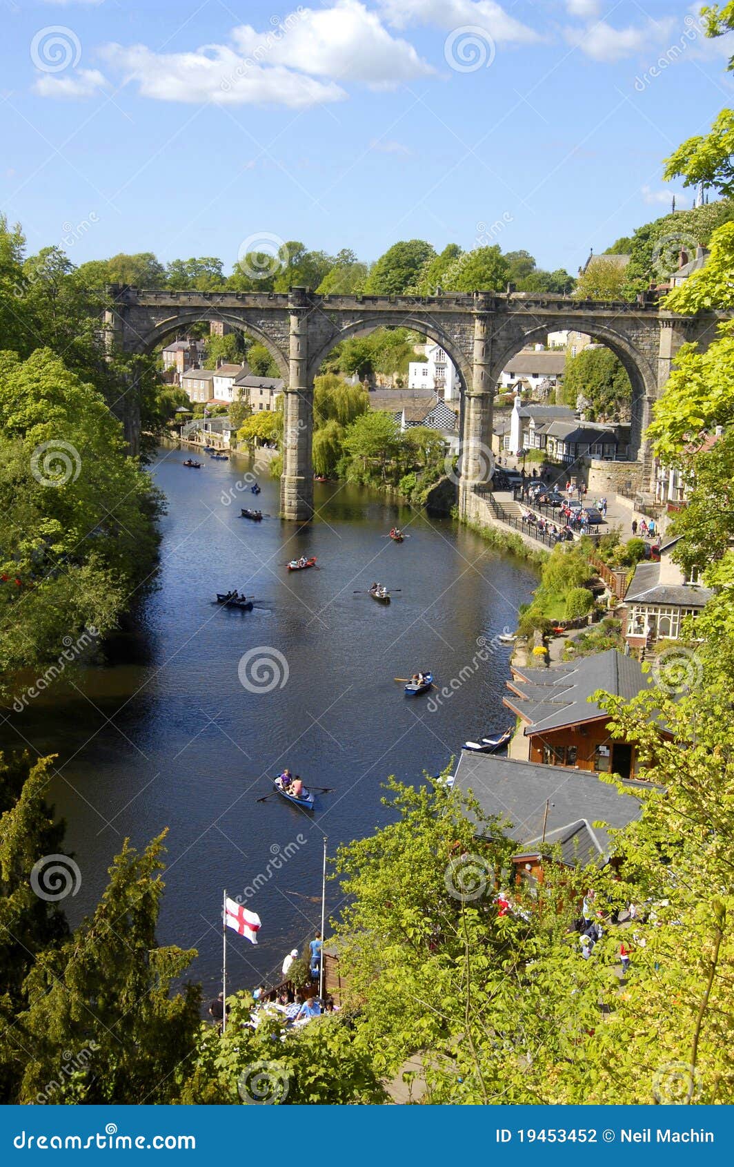 Rowing Boats on the River Nidd, Knaresborough Editorial Photography ...
