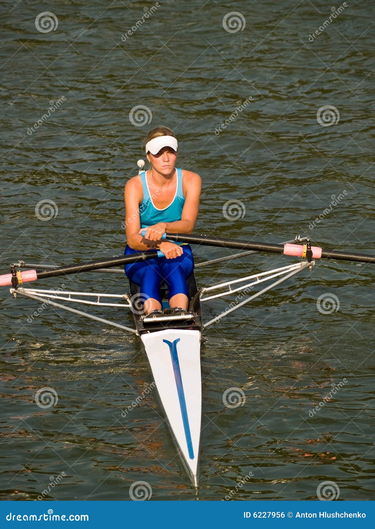 Rowing girl stock photo. Image of beauty, nature, healthy - 6227956