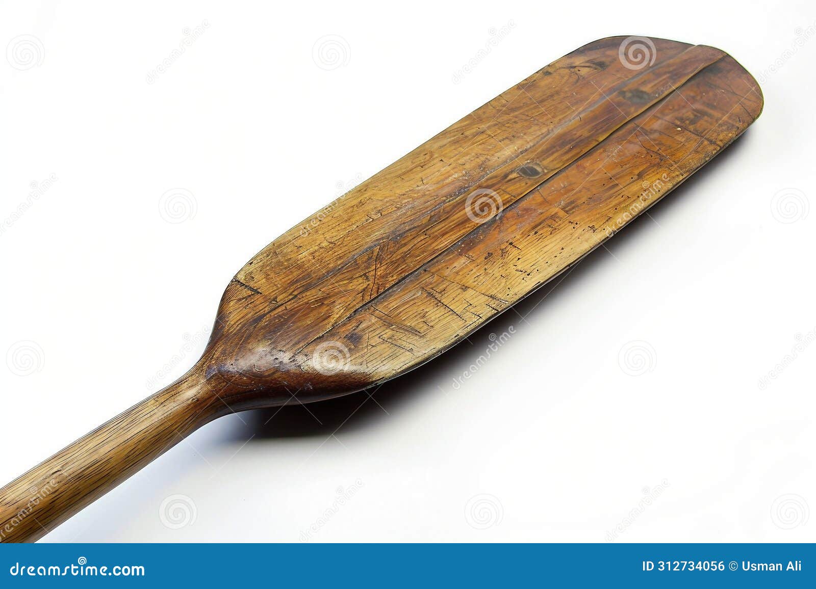 Rowing Oar on White Background Stock Photo - Image of coordination ...