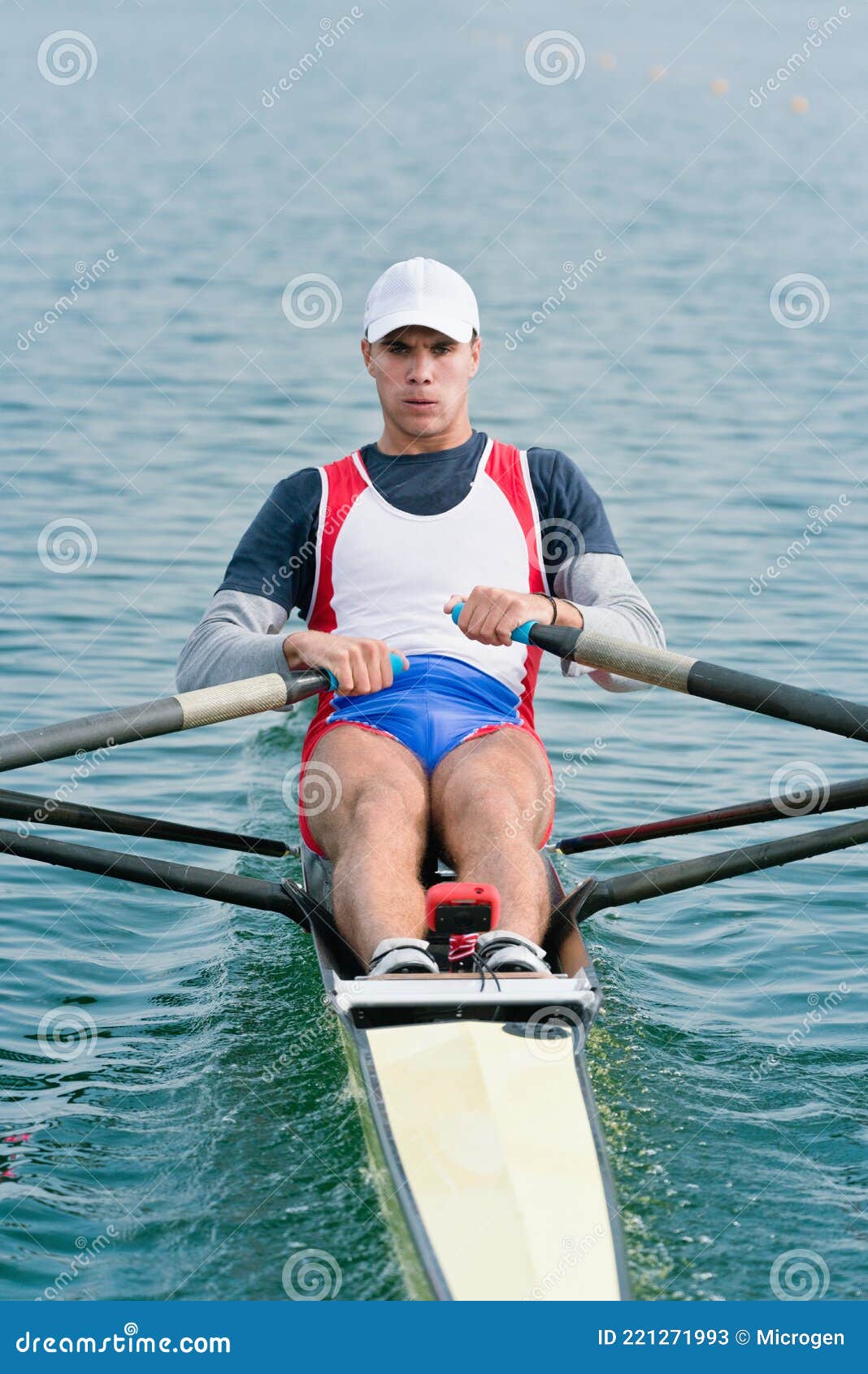 Rowing stock image. Image of boat, action, person, endurance - 221271993