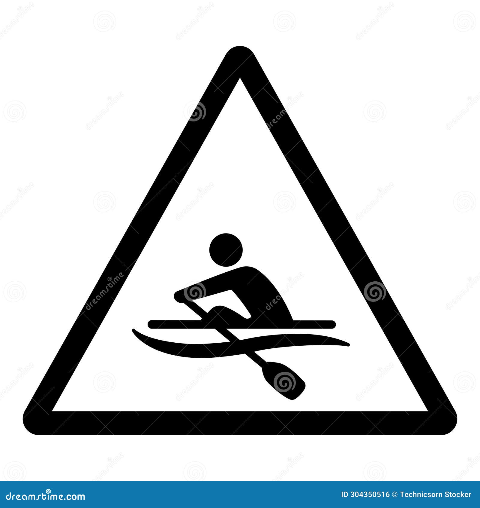 Rowing Symbol Sign,Vector Illustration, Isolate on White Background ...