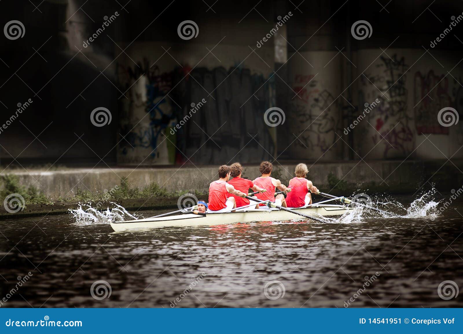 Rowing team stock image. Image of power, rowing, oars - 14541951