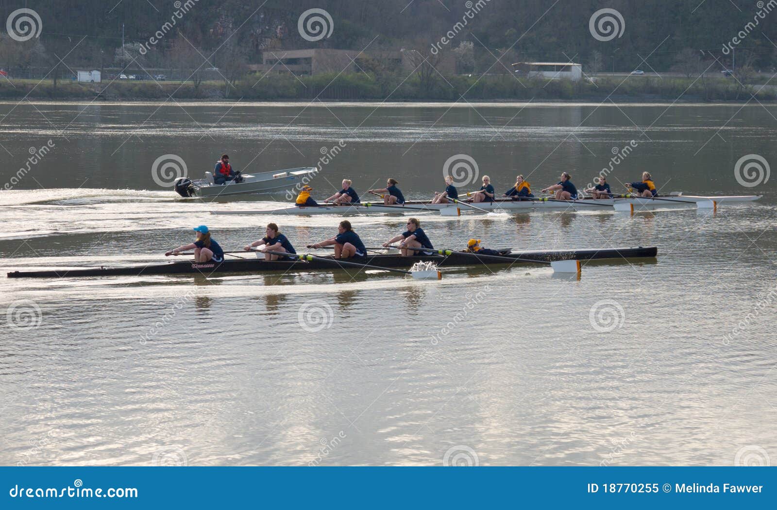 Rowing Team editorial image. Image of boat, river, women - 18770255