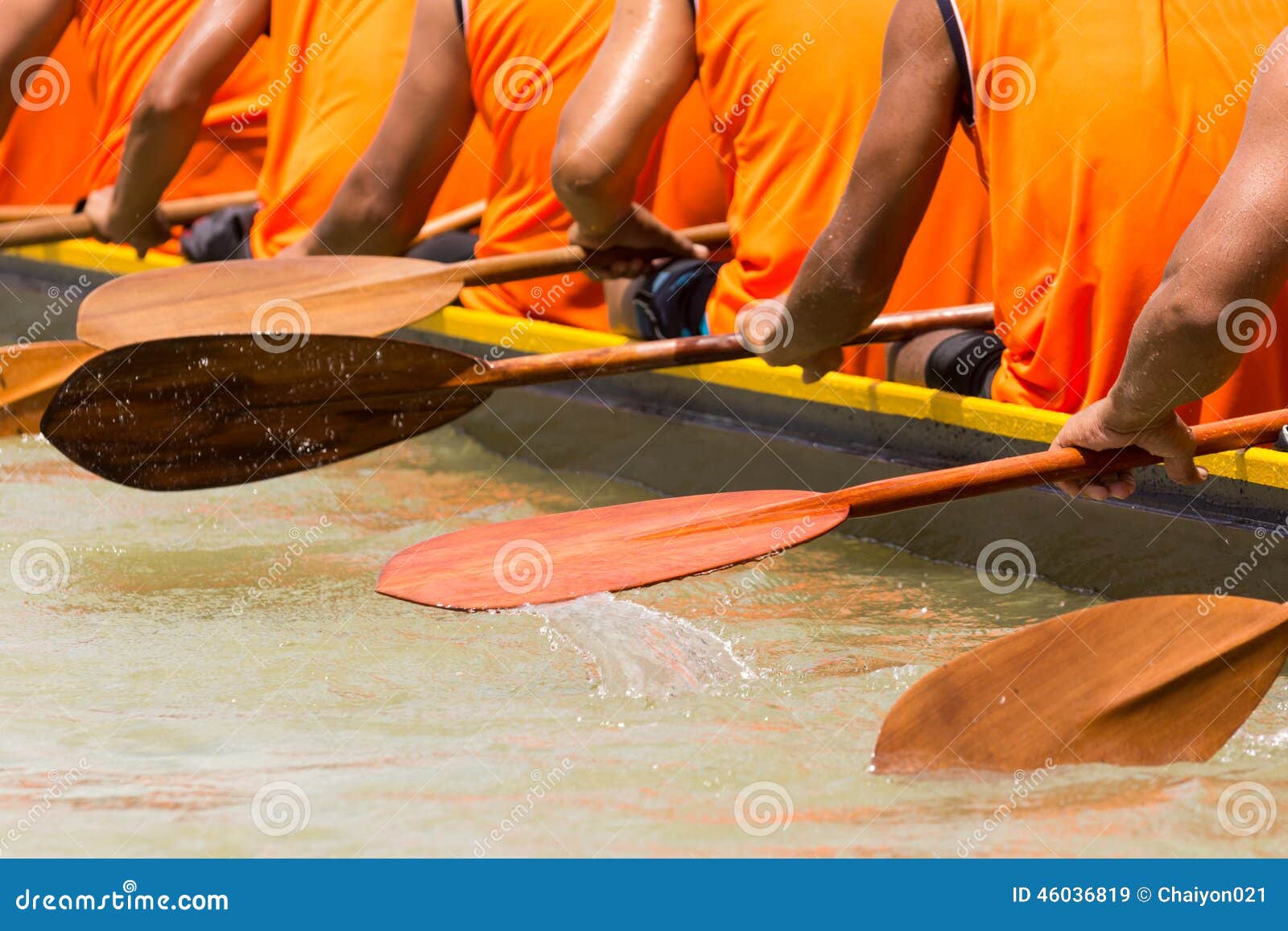 Rowing team race stock image. Image of rower, procession - 46036819