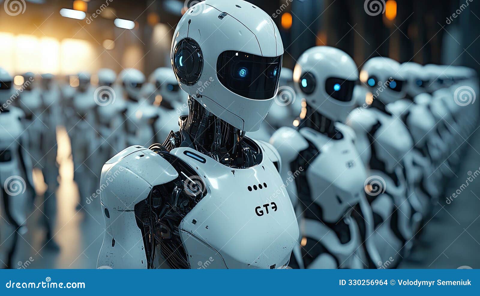 Advanced Androids in a Futuristic Robot Prison during a Productive ...