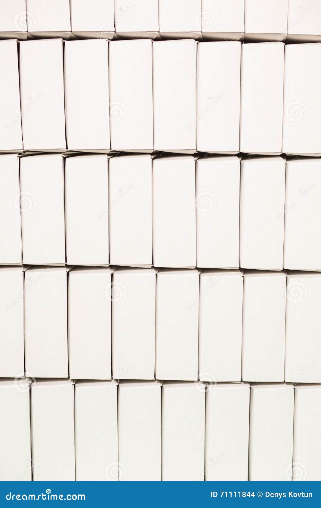 Rows of blank white boxes. stock photo. Image of mail - 71111844