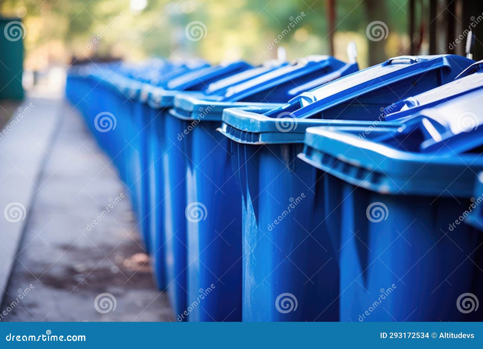 Rows Of Garbage Trucks Entering The Landfill, Bringing In New Waste ...