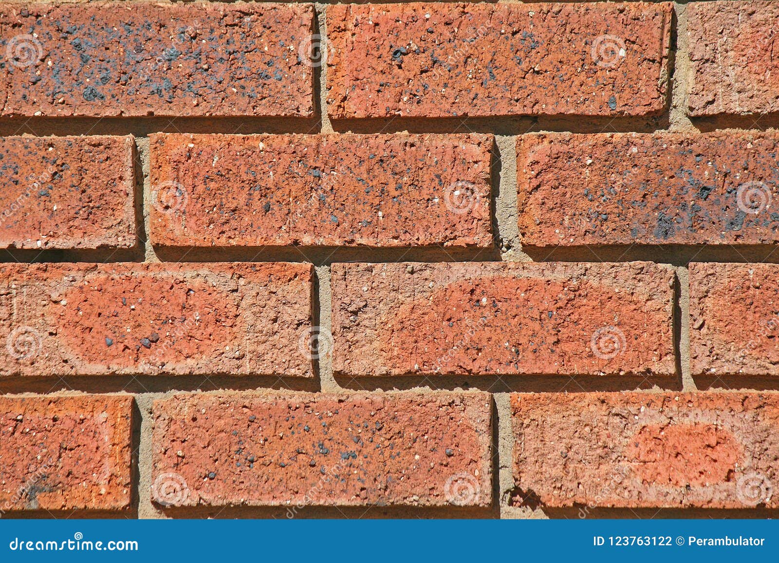 ROWS of BRICKS in a BUILT WALL Stock Photo - Image of neatly, daytime ...