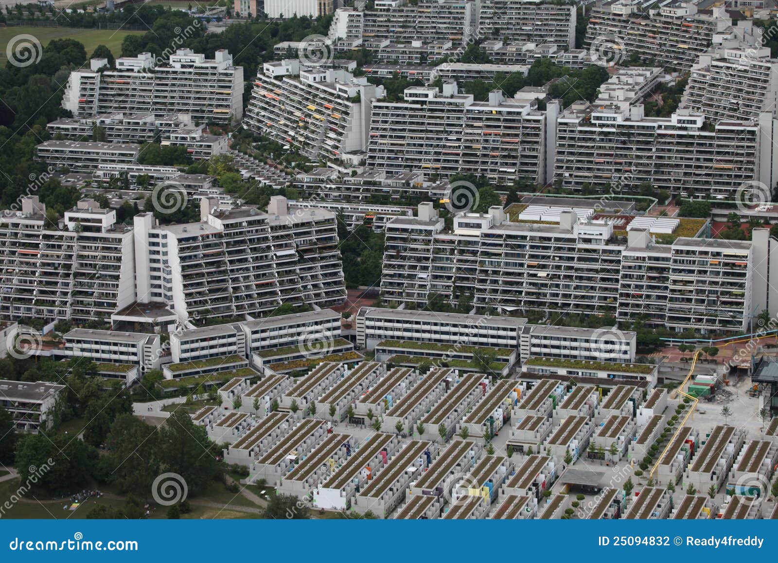 Rows of buildings stock photo. Image of highrise, settlement - 25094832