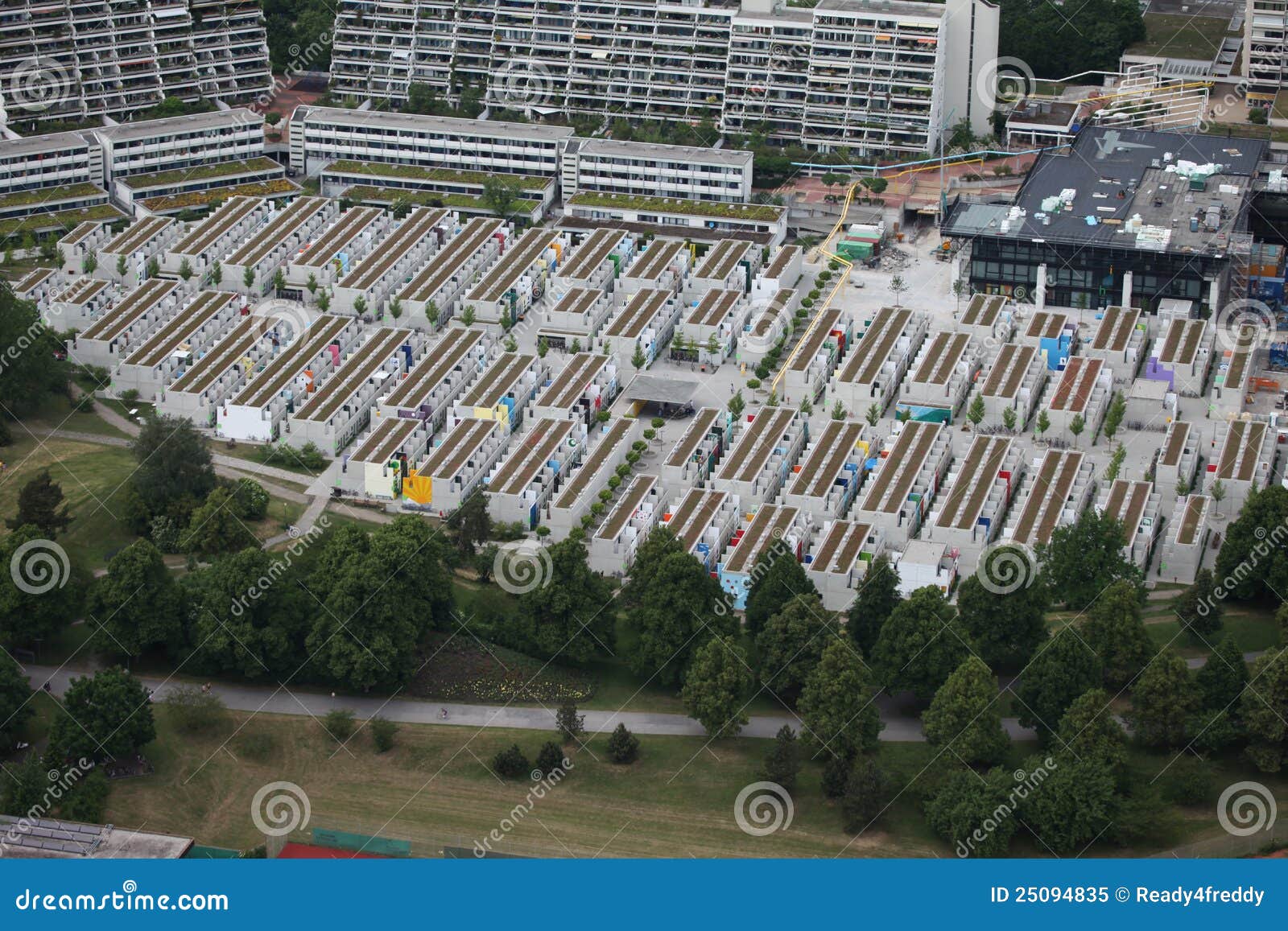 Rows of buildings stock image. Image of complex, apartment - 25094835