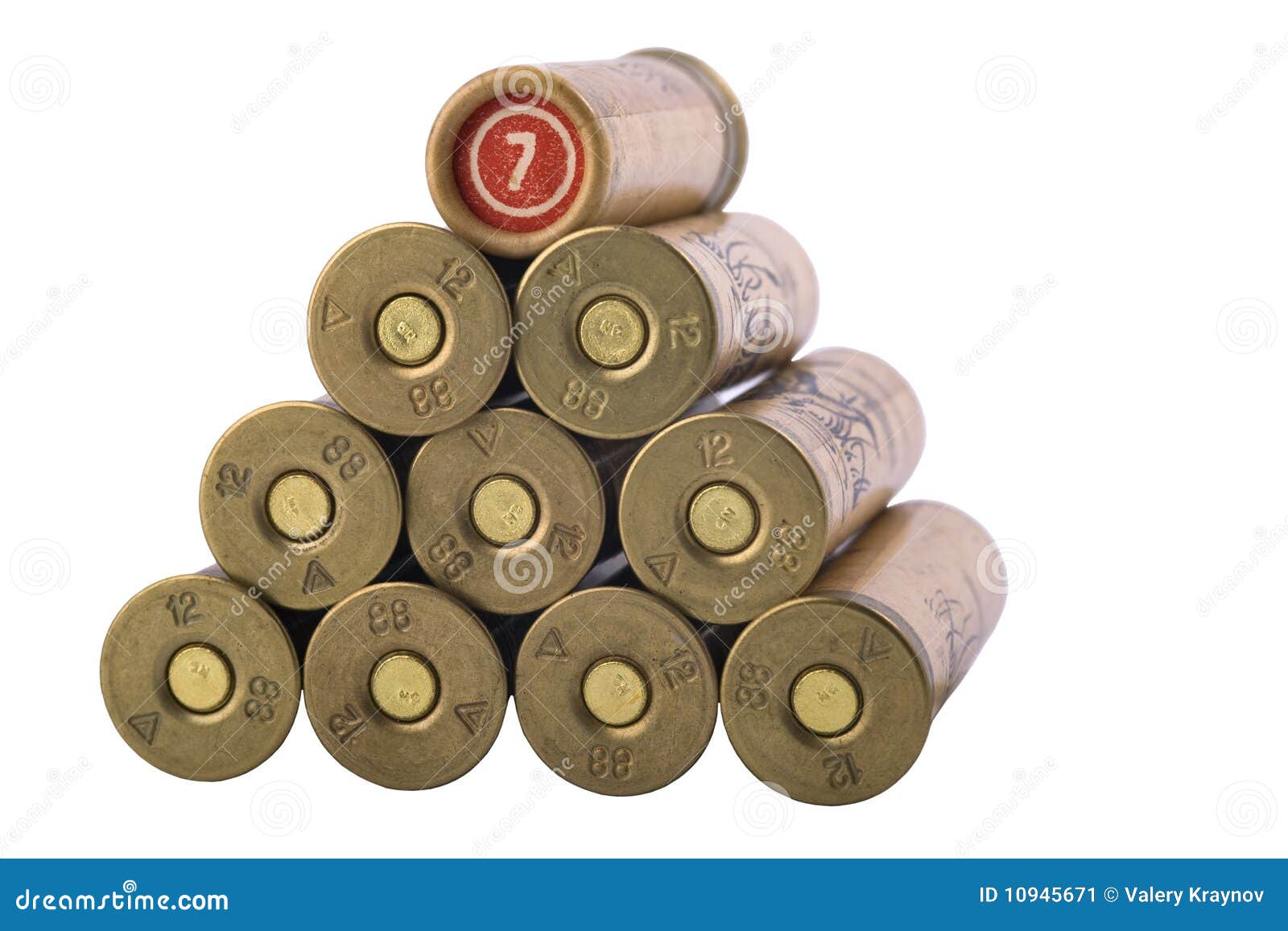 Rows of Bullets, 12-th Caliber Stock Image - Image of shell, forces ...