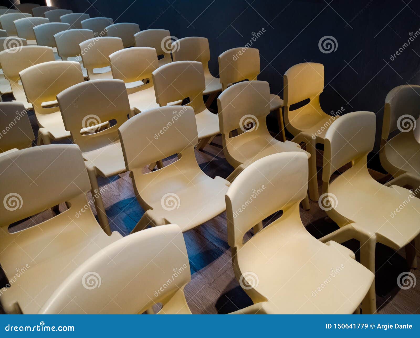 Rows Of Chairs, Aligned, Patterns, Meeting Room Stock Image ...