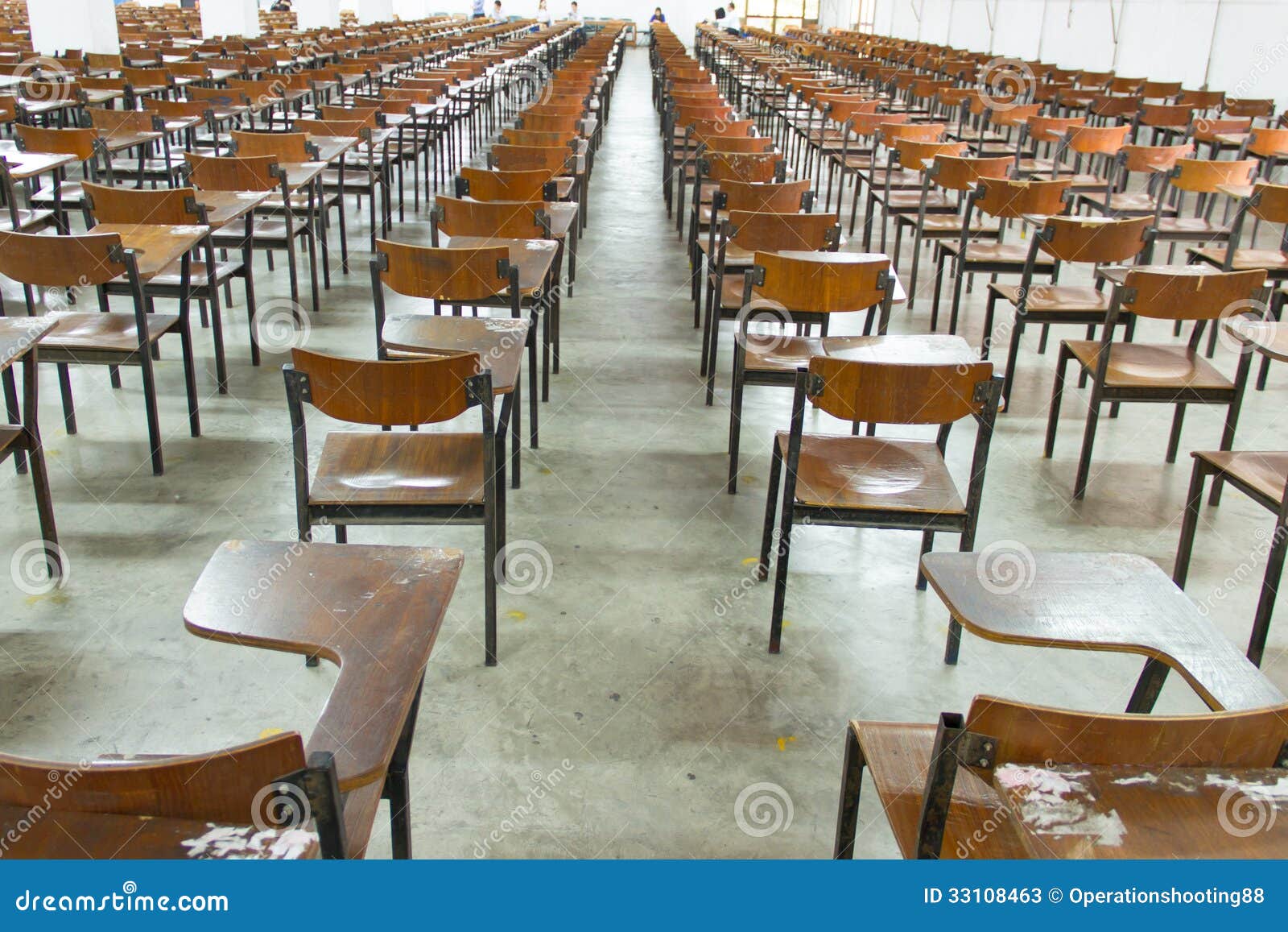 Rows of chairs stock image. Image of lecture, class, classroom - 33108463
