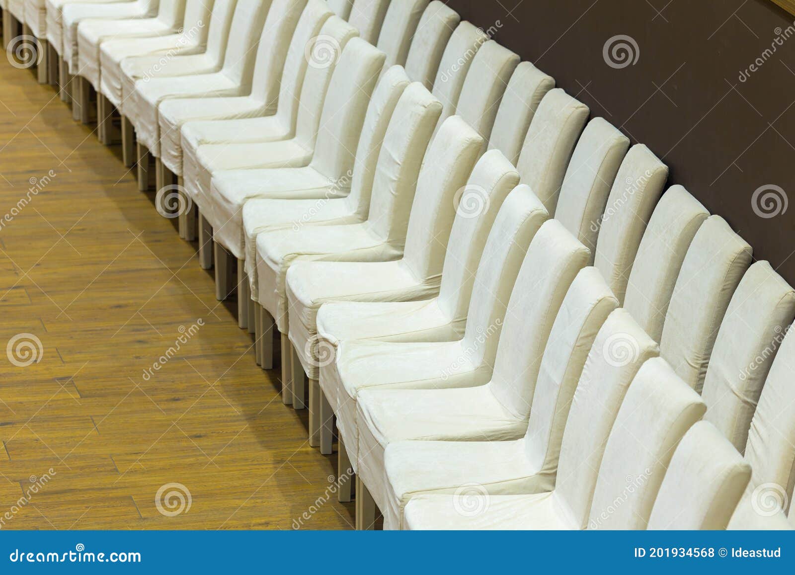 Rows of Chairs at Conference Room Close Up View, Stock Photo - Image of ...