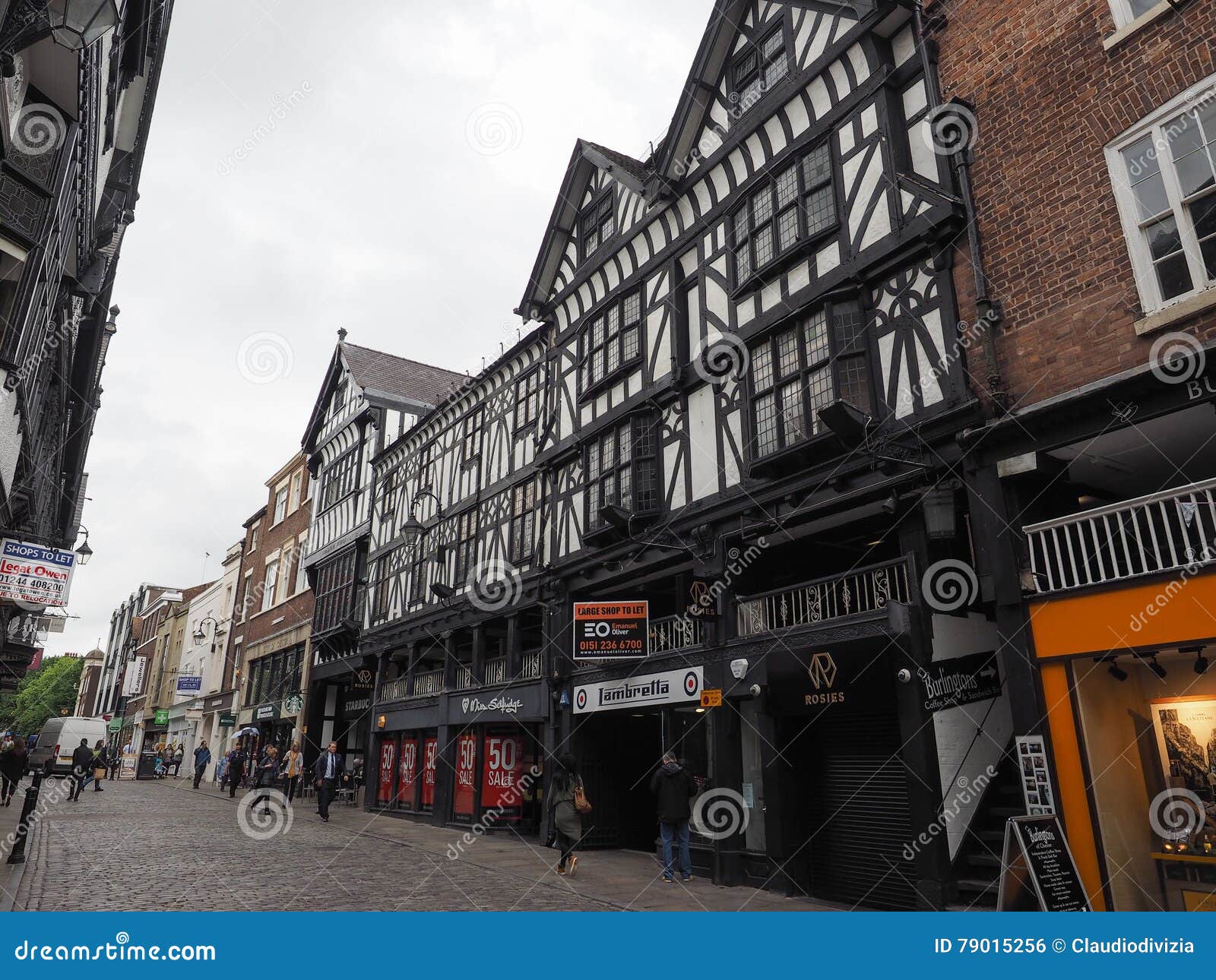 Rows in Chester editorial photo. Image of wood, united - 79015256