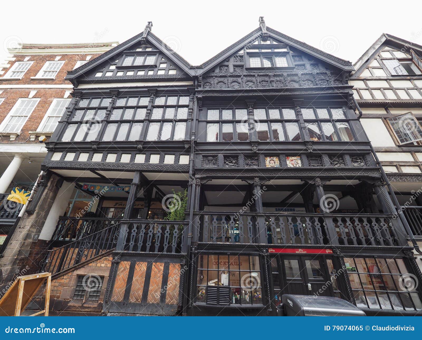 Rows in Chester editorial image. Image of rows, architecture - 79074065