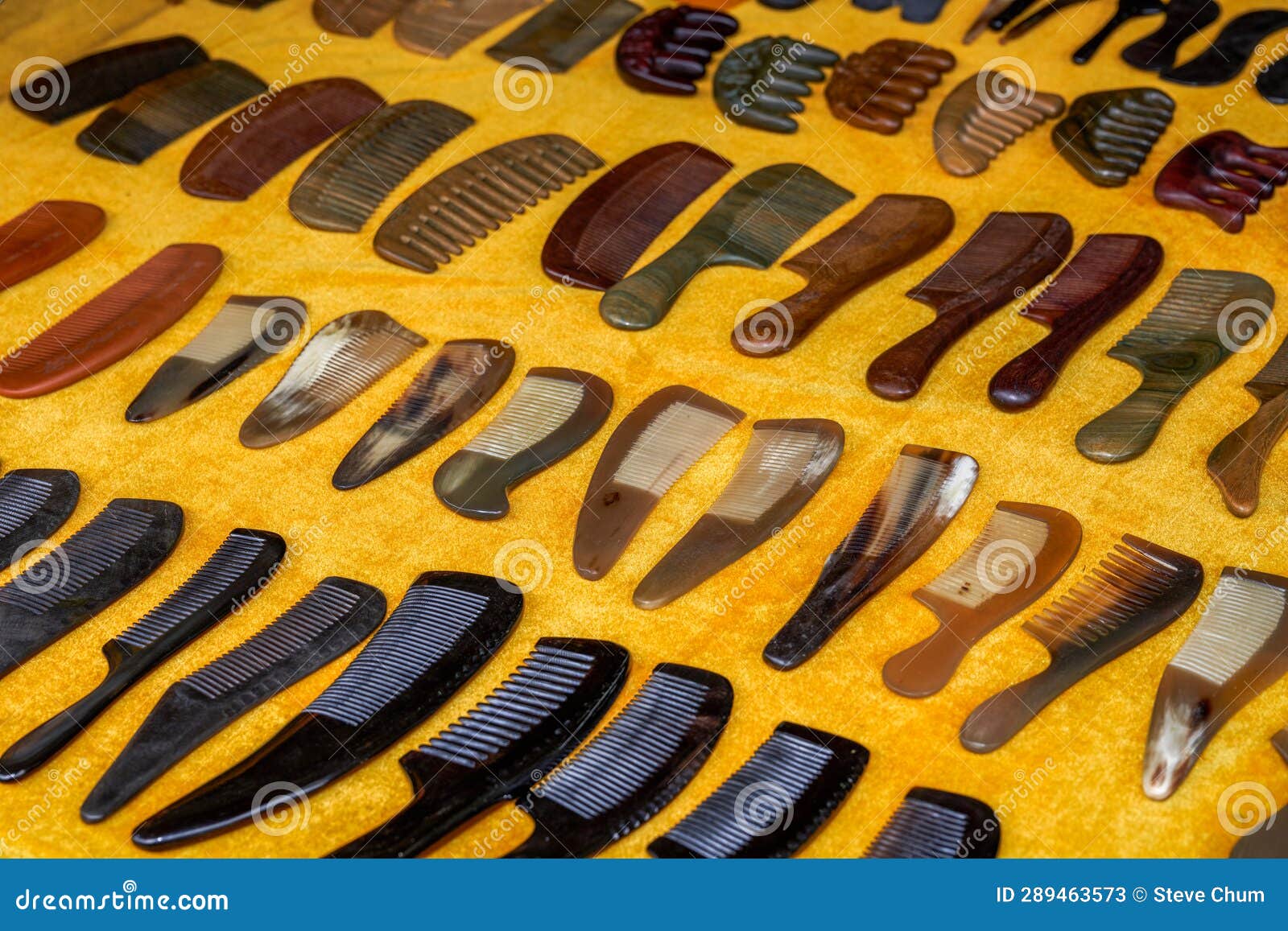 Rows of Chinese Wooden Combs in a Store Stock Image - Image of chinese ...