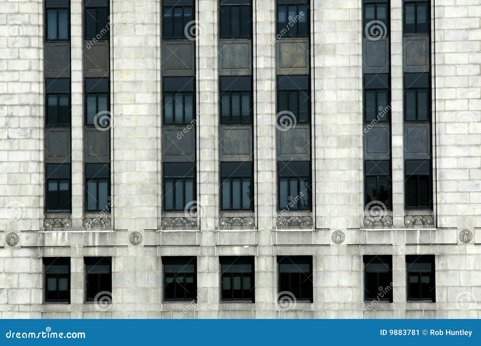 Rows and Columns of Windows Stock Image - Image of pattern, building ...