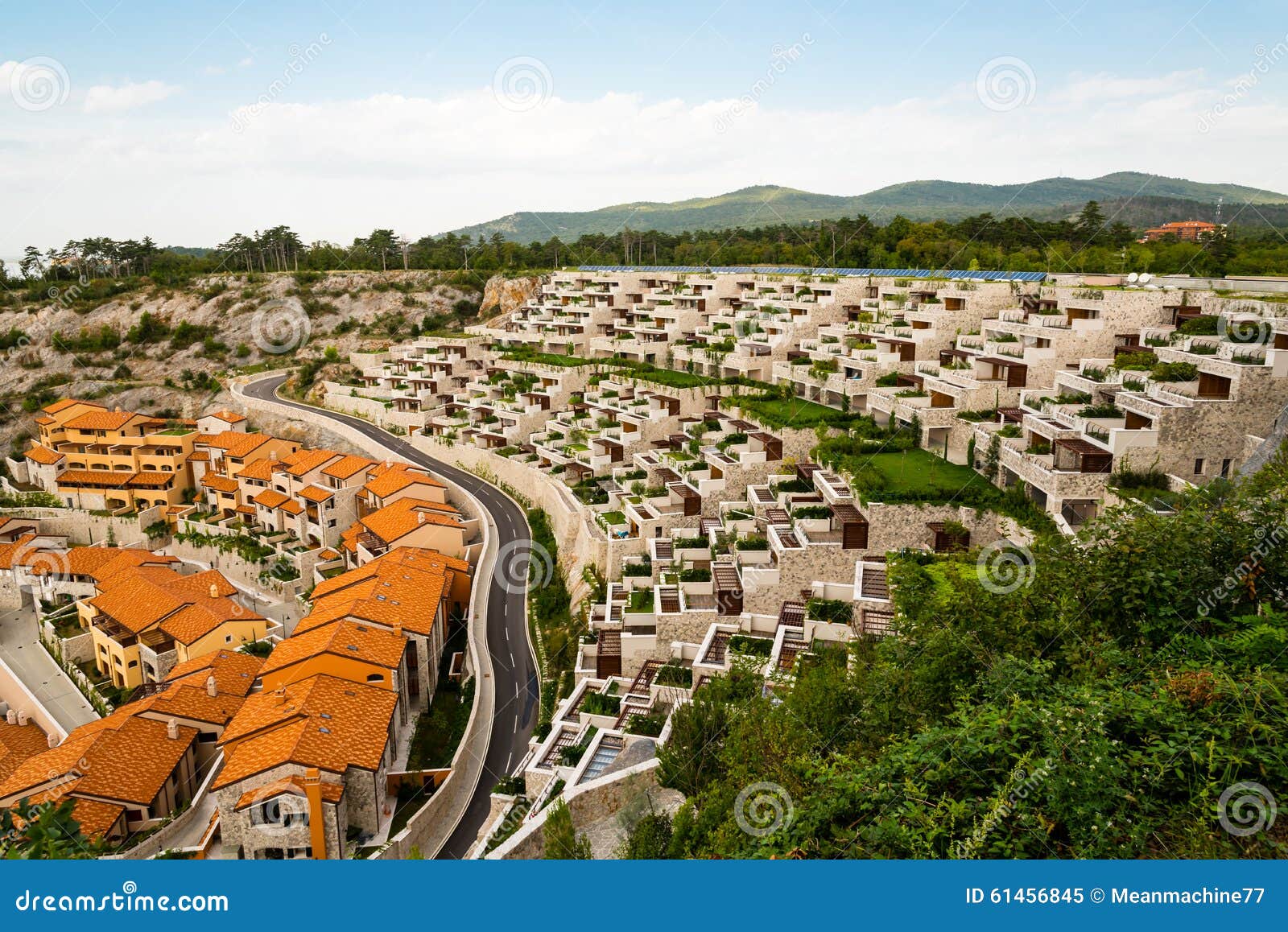 Rows of Condos and Balconies Stock Image - Image of exterior, rows ...
