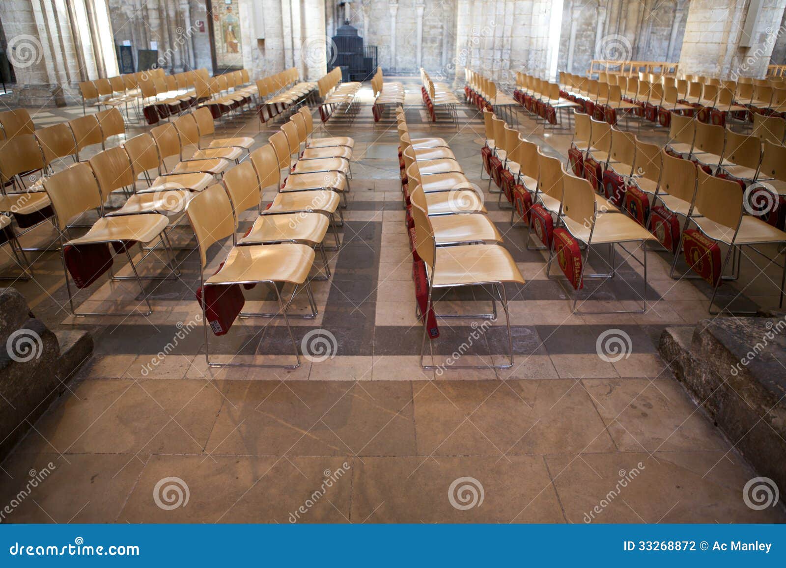 Rows of Empty Chairs Inside Ely Cathedral Editorial Photography - Image ...