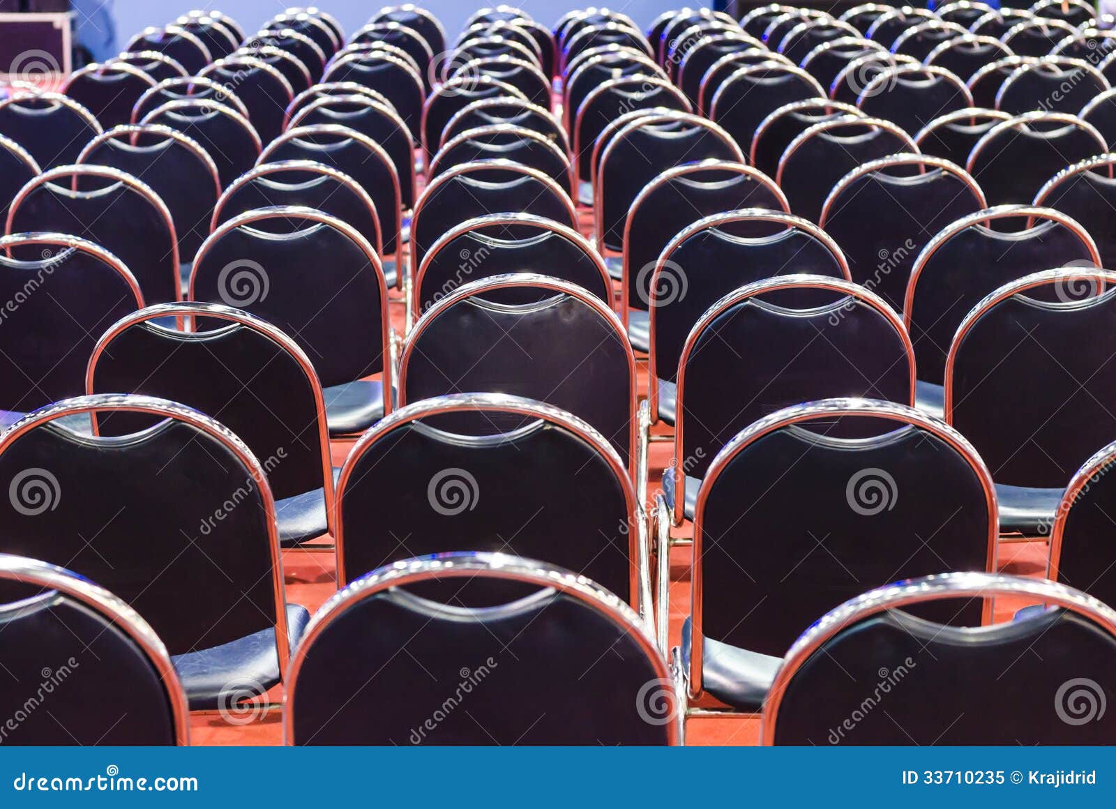 Rows of empty chairs stock image. Image of meeting, business - 33710235