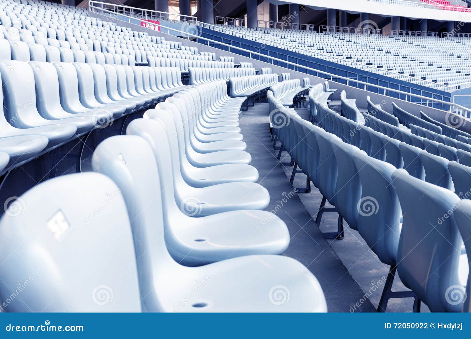 Rows of Empty Seats Waiting for the Audience in the Gym Stock Photo ...