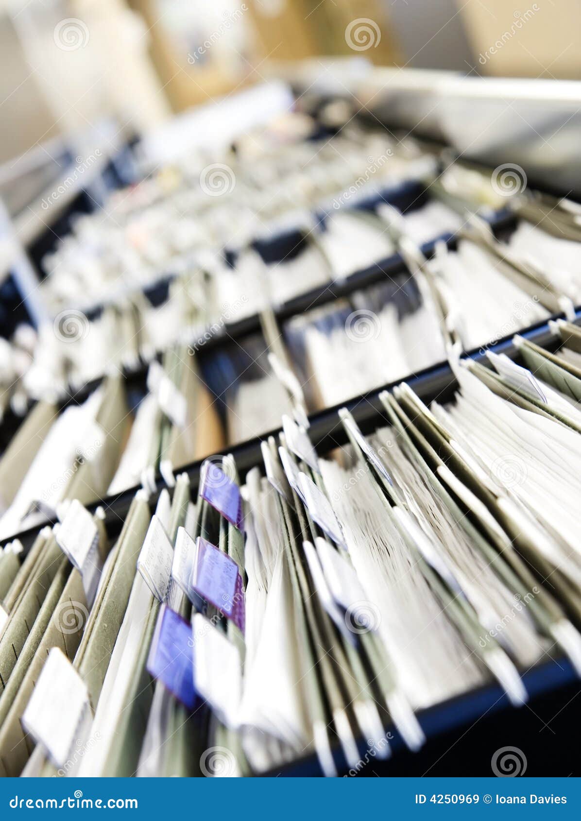 Rows of files stock image. Image of workload, rows, enormous - 4250969