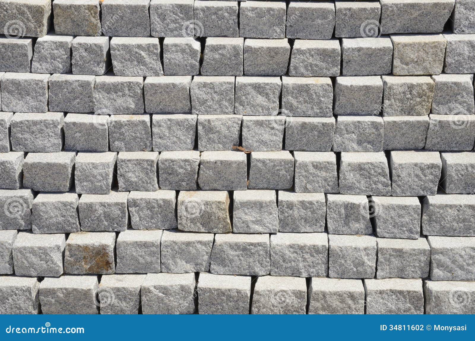 Rows of grey stones stock photo. Image of pattern, design - 34811602