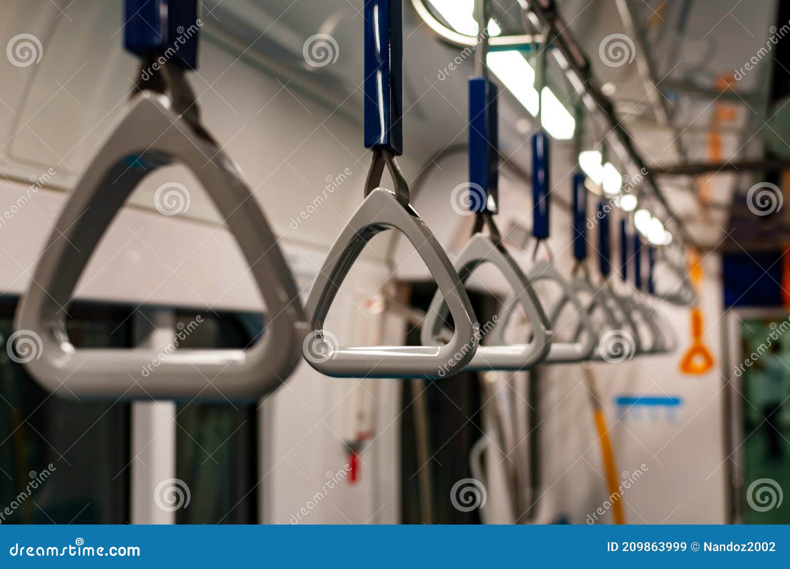 Left Side Handrails stock image. Image of underground - 209863999
