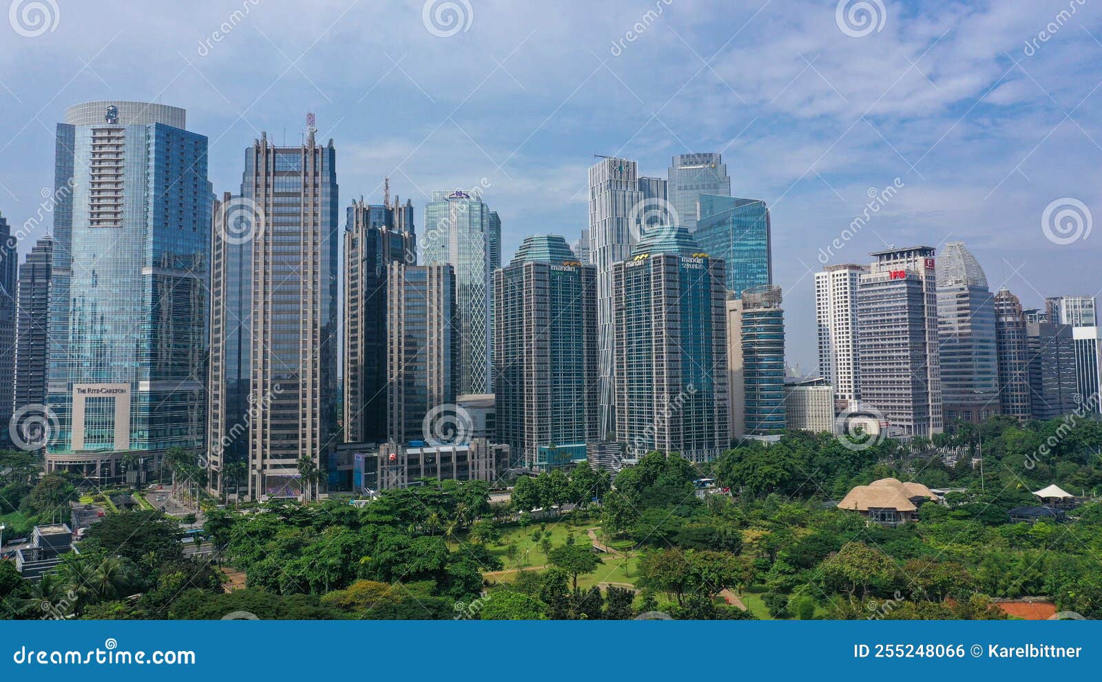 Rows of High-rise Buildings are Immortalized from a Height in Jakarta ...