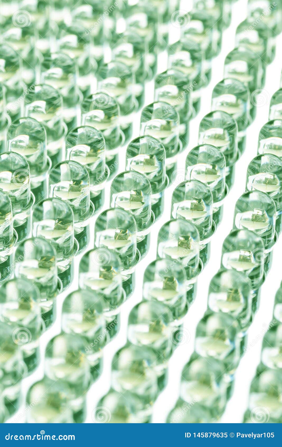 Rows of LEDs in the panel stock image. Image of environment - 145879635