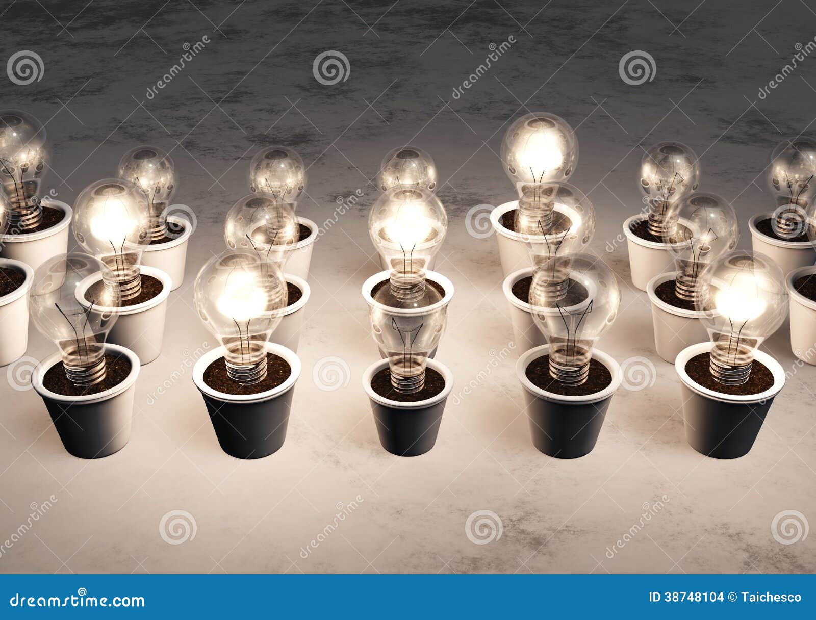 Rows of light bulbs stock photo. Image of lowenergy, lightbulb - 38748104