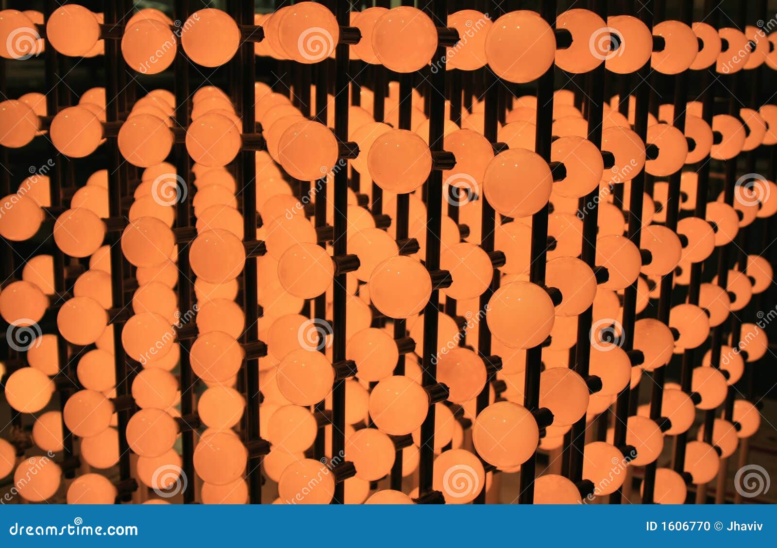 Rows of lights bulbs stock photo. Image of closeup, texture - 1606770