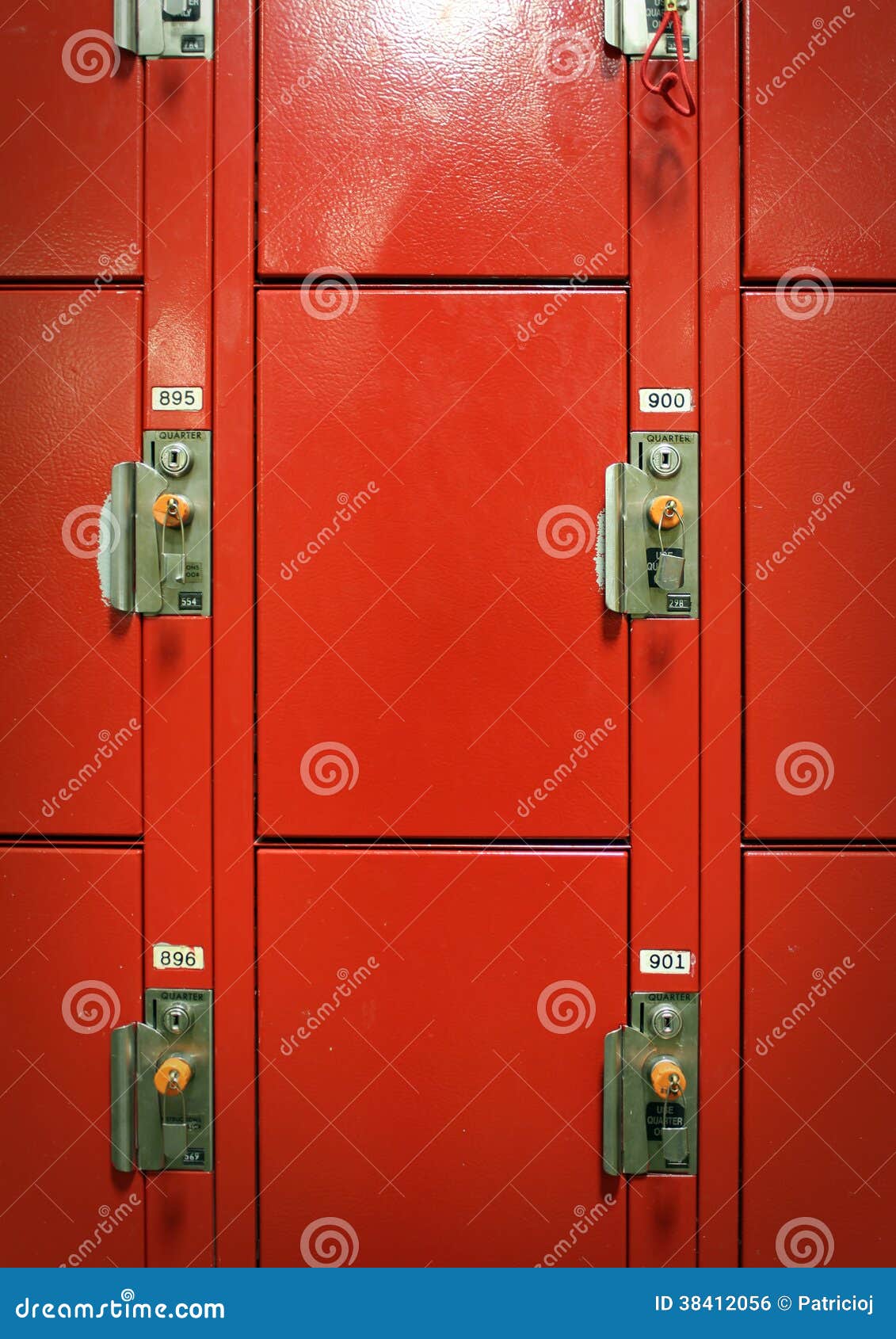Rows of locked lockers stock photo. Image of conformity - 38412056