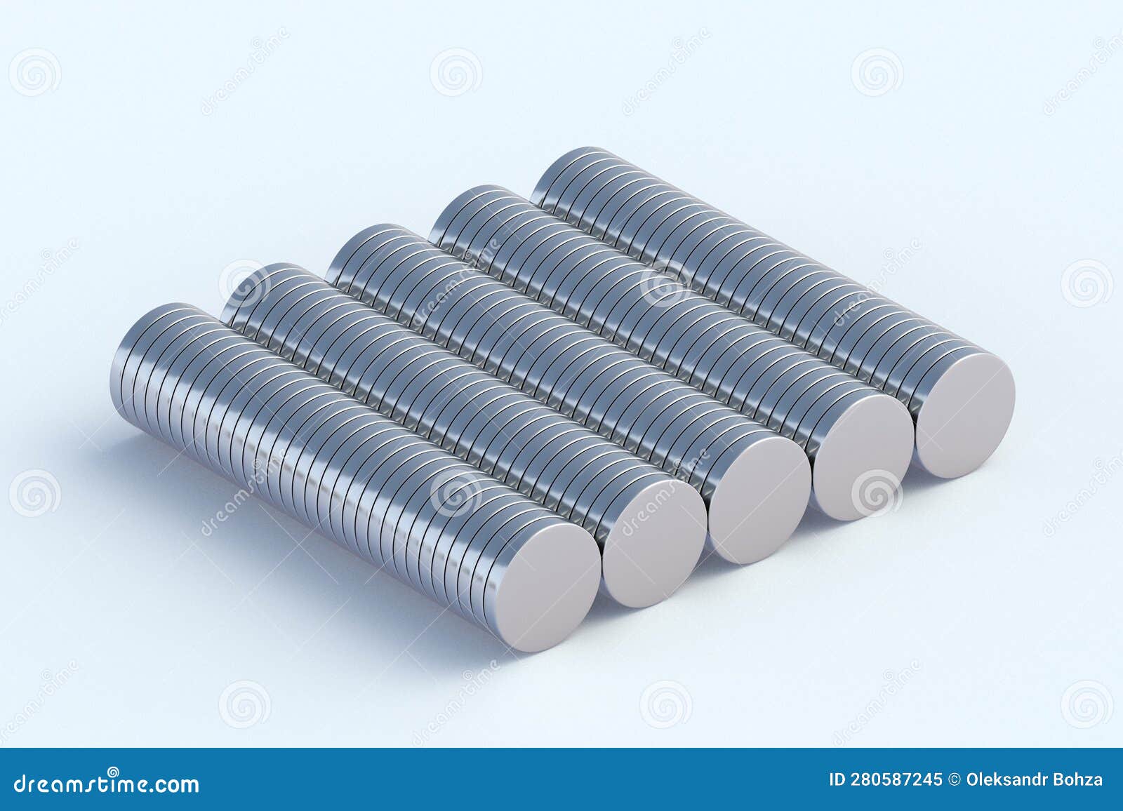 A Powerful Neodymium Magnet Suspended In Mid-air, Defying Gravity ...