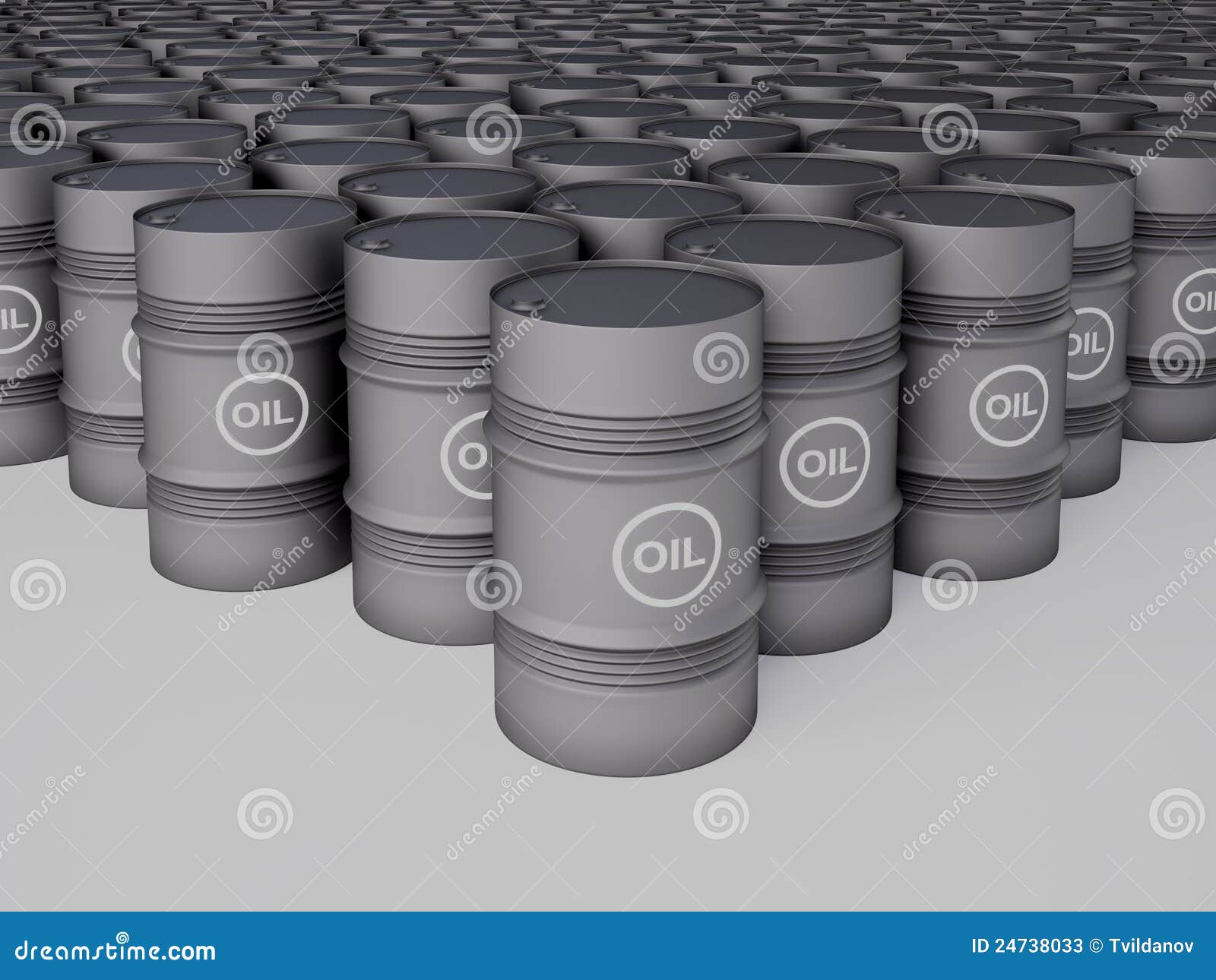 Rows of oil barrels stock illustration. Illustration of fossil - 24738033