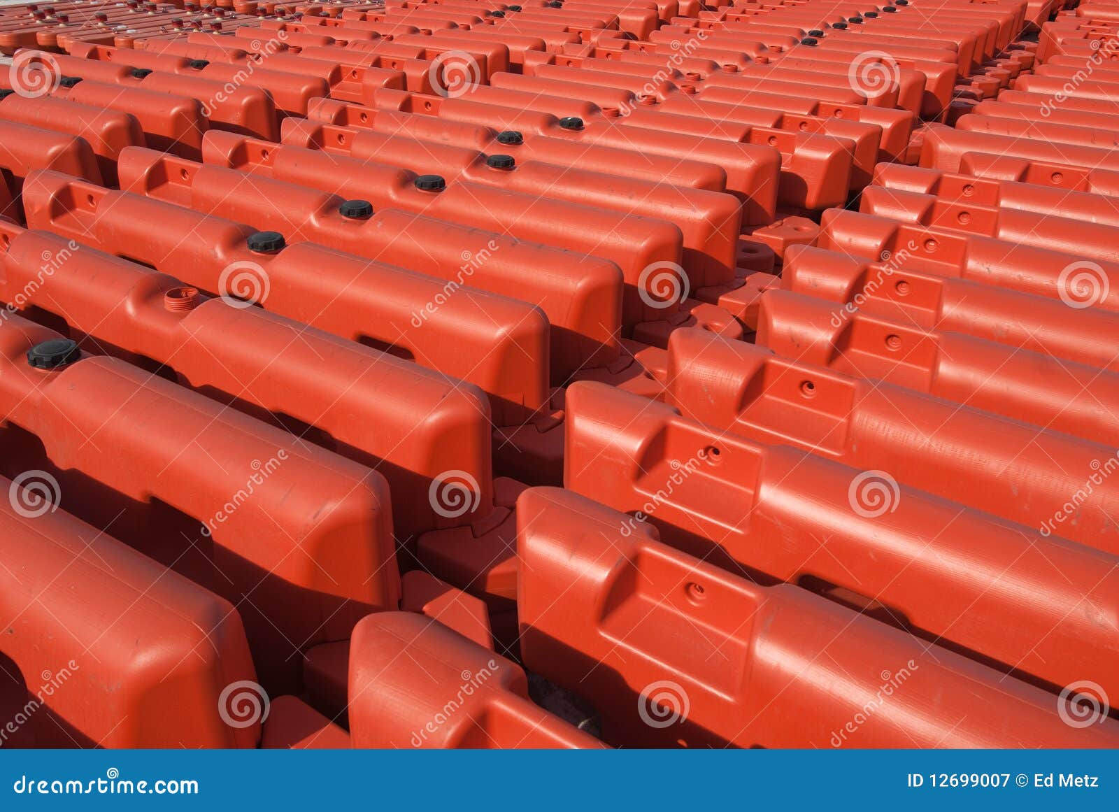 Rows of Orange Security Barriers Stock Image - Image of forbidden ...