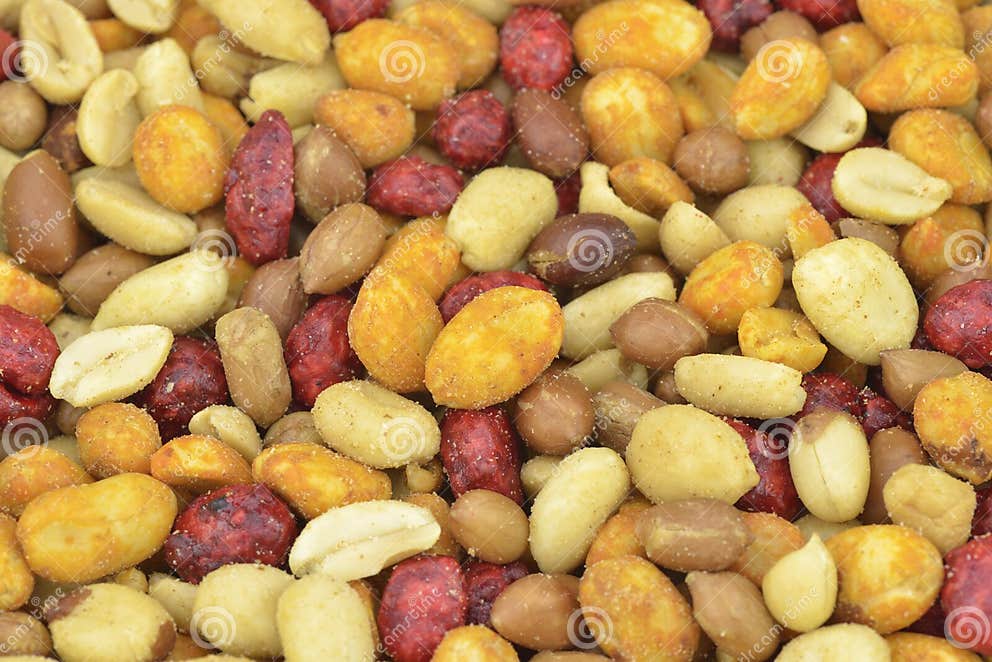 Rows of peanuts stock image. Image of texture, assortment - 36677727