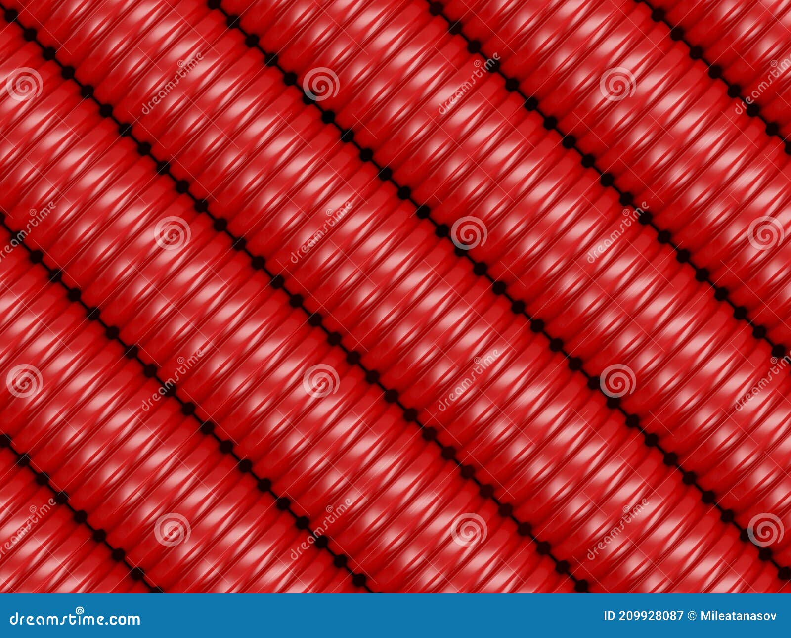 Plumbing Corrugated Flexible Tubes Vector Illustration | CartoonDealer ...