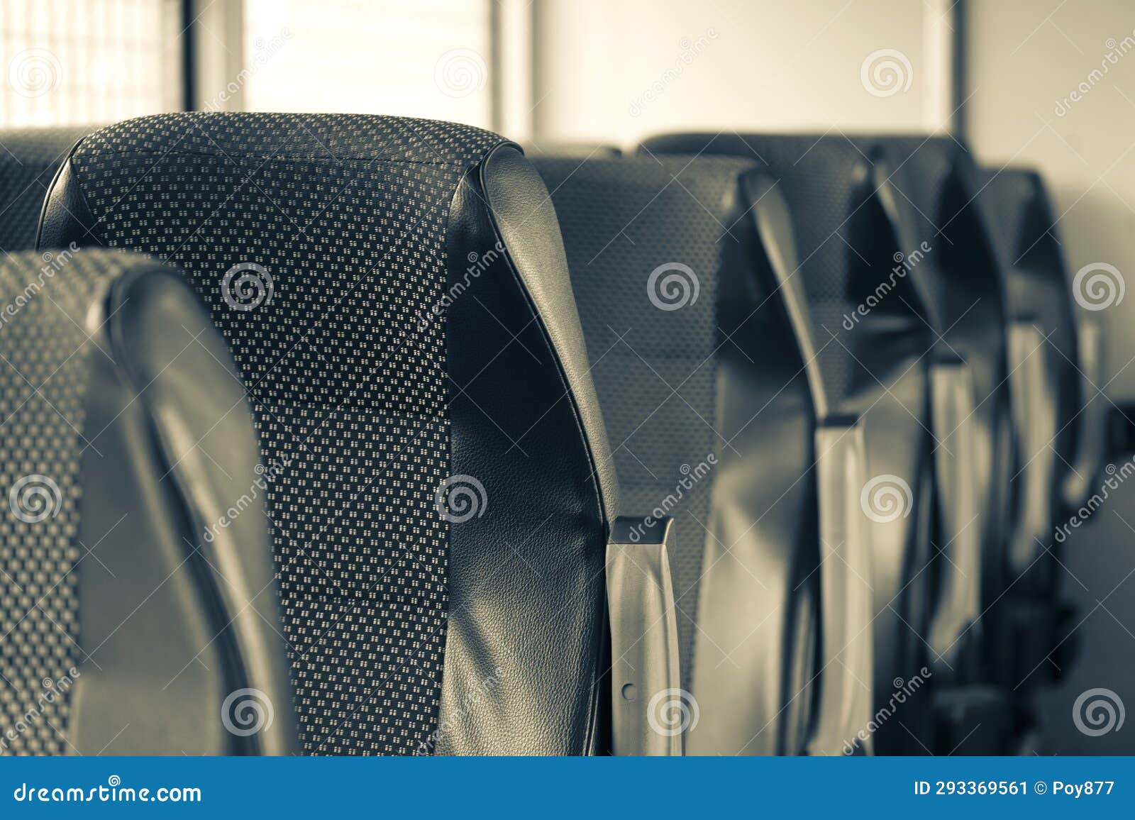 Rows of Seats. Seats on the Bus Stock Image - Image of seats, inside ...