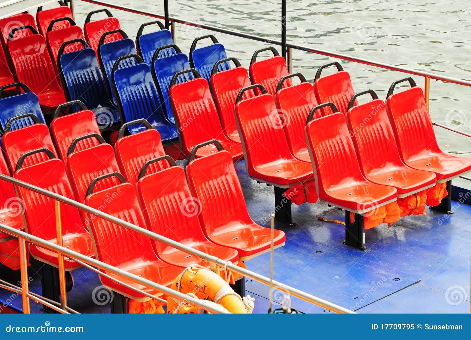 Rows of Seats on a Ferry stock image. Image of chair - 17709795