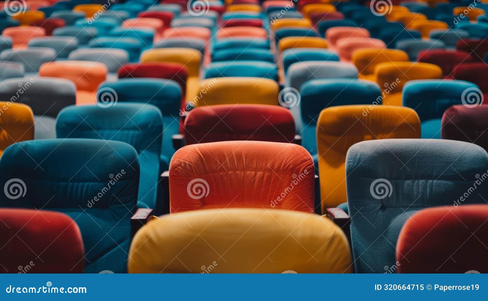 Rows of seats in theatre stock image. Image of wallpaper - 320664715