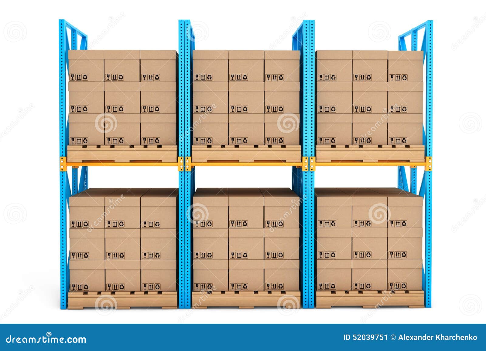 Rows of shelves with boxes stock image. Image of indoors - 52039751