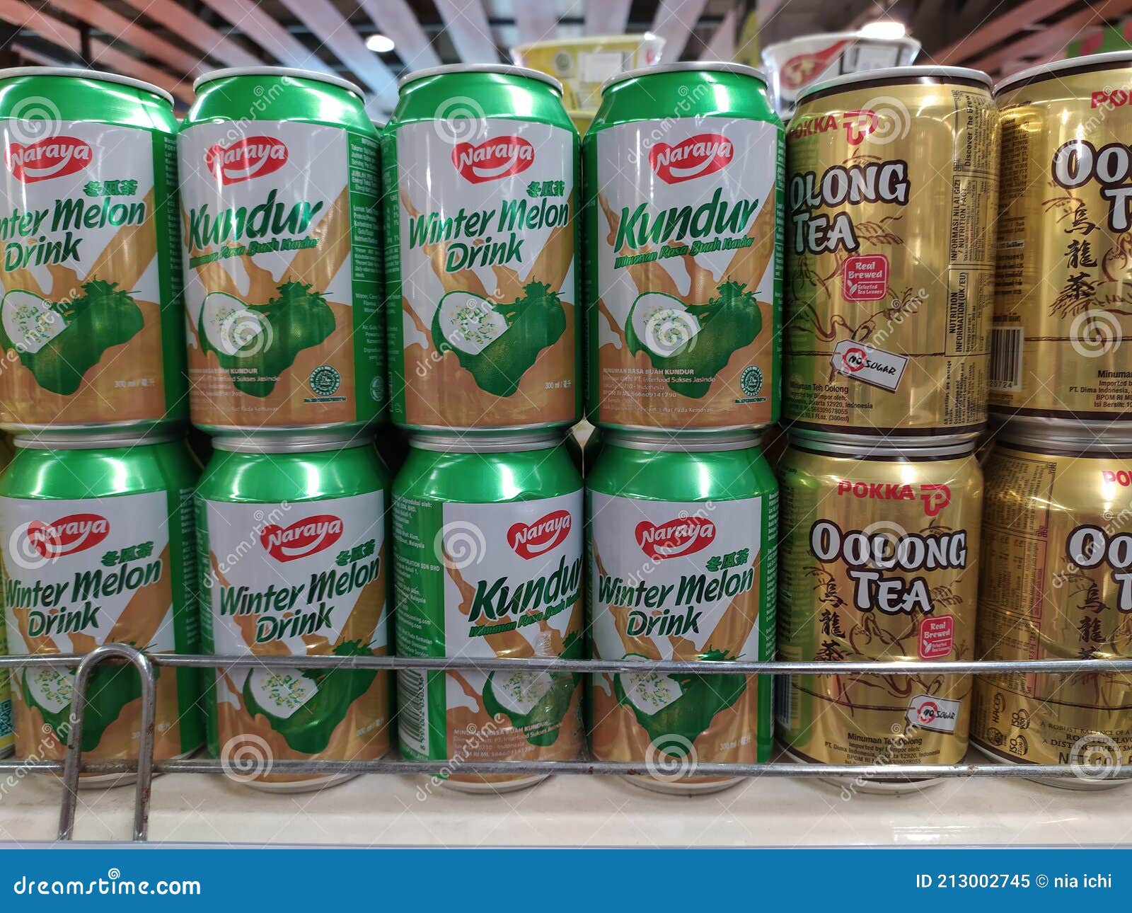 Rows of Soft Drinks on Shelf in the Supermarket Editorial Image - Image ...
