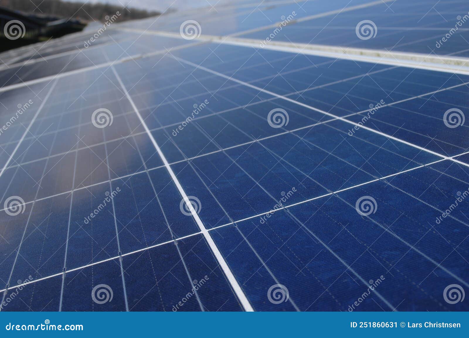 Rows of solar panels stock image. Image of modern, alternative - 251860631