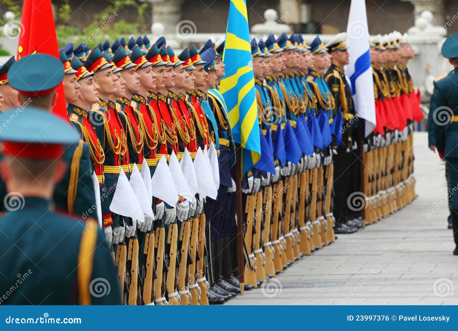 Rows of Soldiers at Ceremony of Wreath Laying Editorial Photo - Image ...