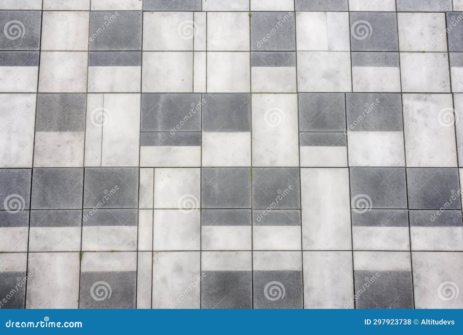 Rows of Squares Patterns on a Concrete Sidewalk Stock Photo - Image of ...