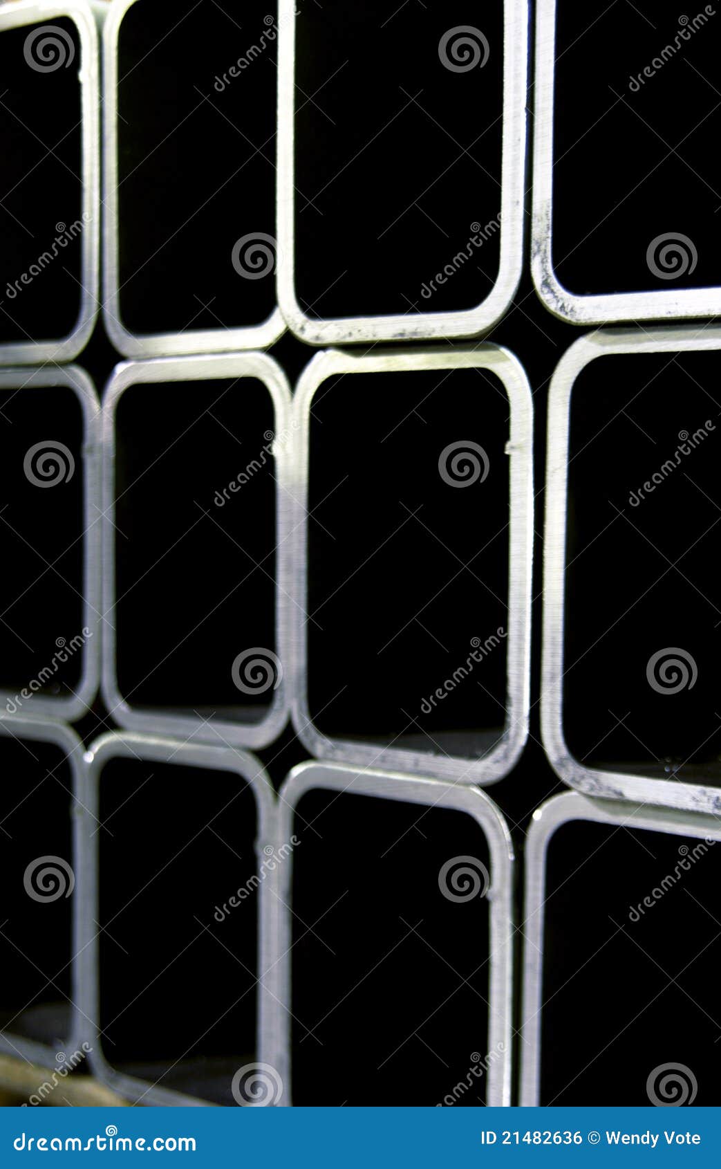 Rows of steel tubing stock photo. Image of texture, fabrication - 21482636