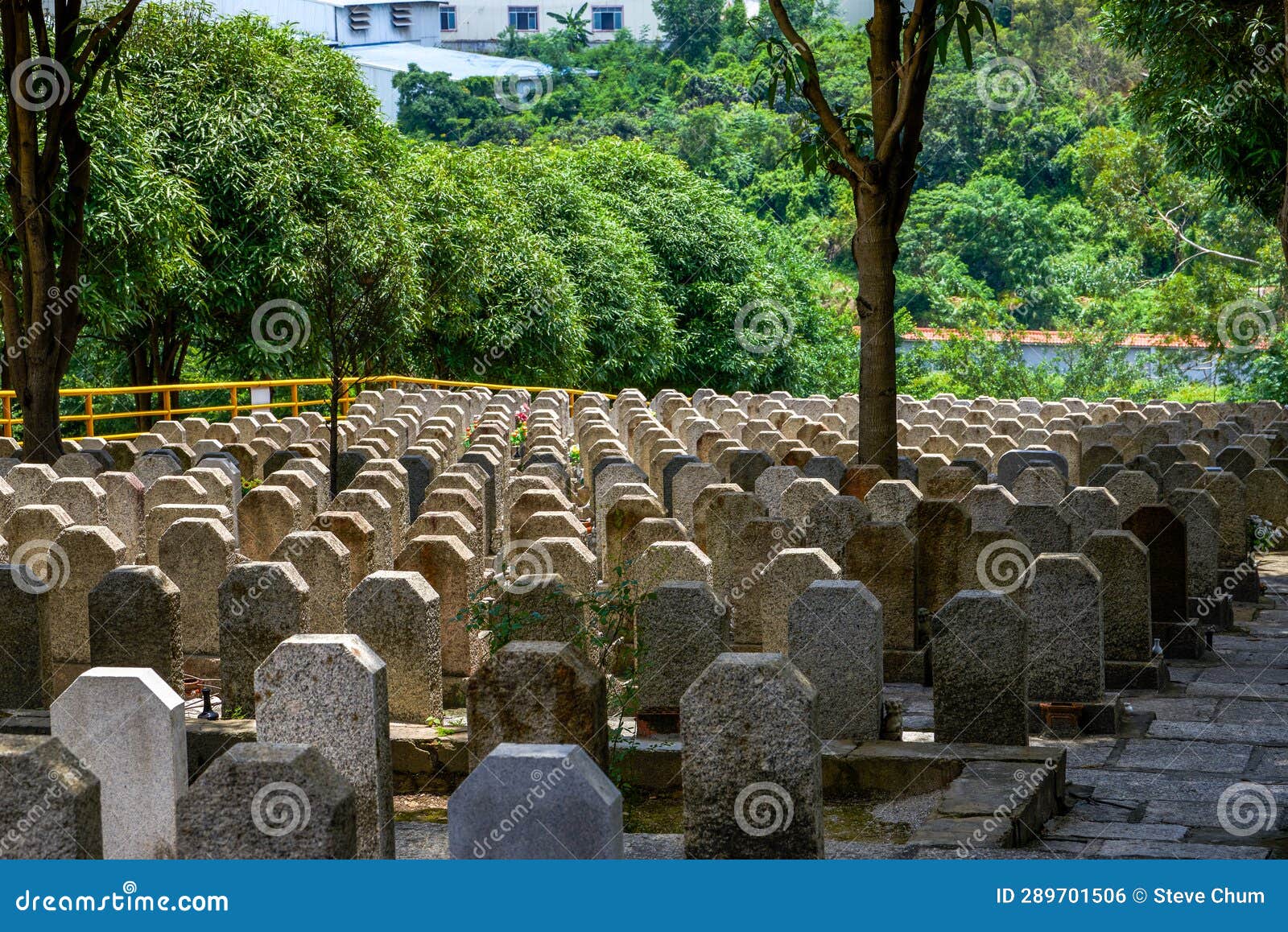 Rows of Stone Tombstones in a Public Cemetery Editorial Photo - Image ...